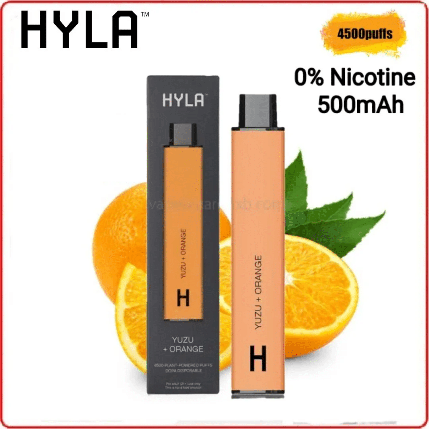 Best Zero Nicotine Disposable | HYLA 4500 Puffs in Dubai UAE